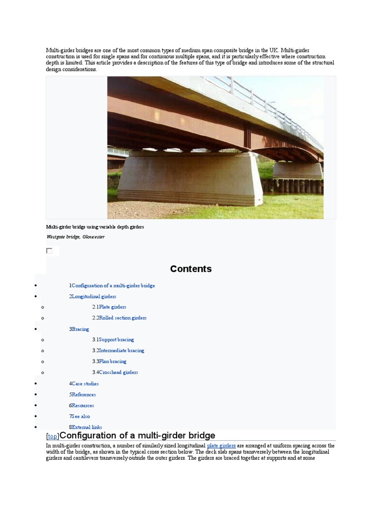 Structural Design Considerations for Multi-Girder Composite Bridges ...