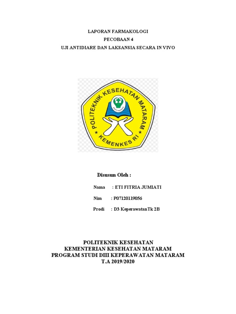 Laporan 4 Antidiare Dan Laksansia | PDF