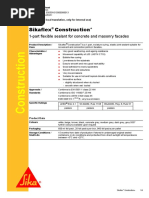 Sikaflex 2C Sealant Application Guide | PDF | Adhesion | Concrete