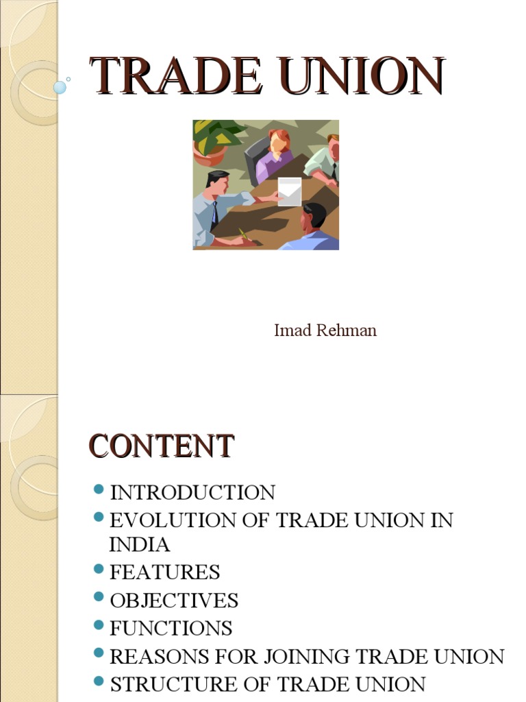 Trade Union PPT 2 | PDF | Trade Union | Employment