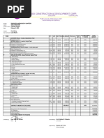 Sample Balance of Works | PDF | Precast Concrete | Building Materials