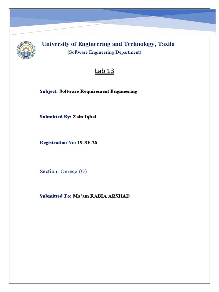 University of Engineering and Technology, Taxila | PDF