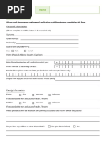 CSEC Private Candidate Registration Form | PDF | Identity Document ...
