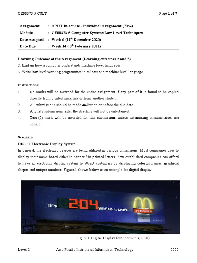 Apiit CSLT Assignment | PDF | Computer Programming | Documentation