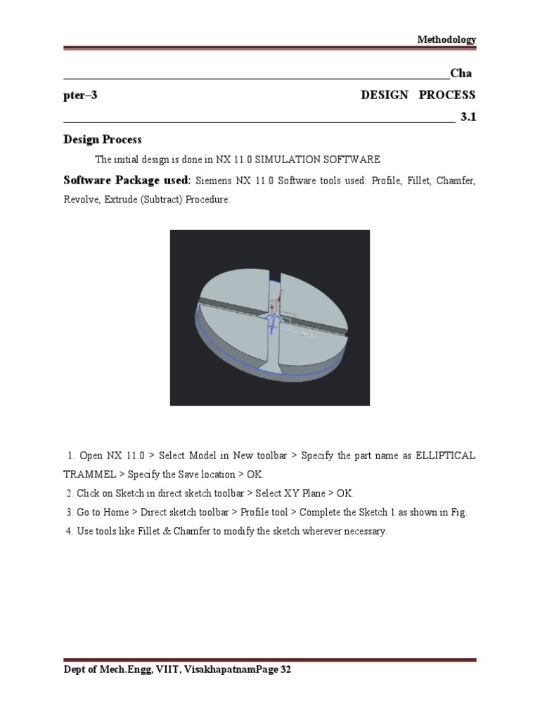 07) Design Process Final For Elliptical Trammel | PDF | Rotation Around ...