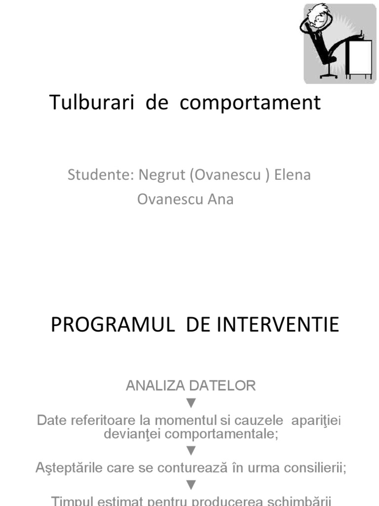 Tulburari de Comportament Ana Si Elena Ovanescu | PDF