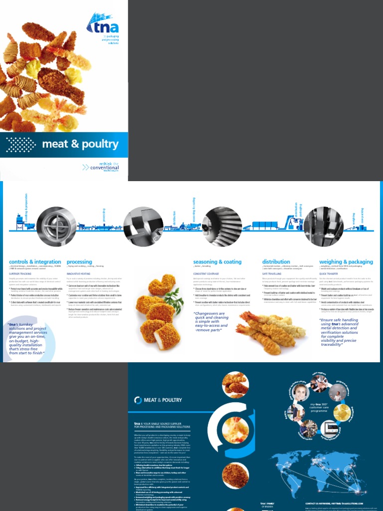 Tna Meat & Poultry Brochure (EN) | PDF | Packaging And Labeling | Scada