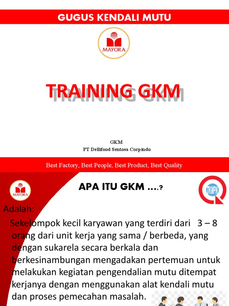Slide GKM Mayora JTK 1 TKMPN | PDF