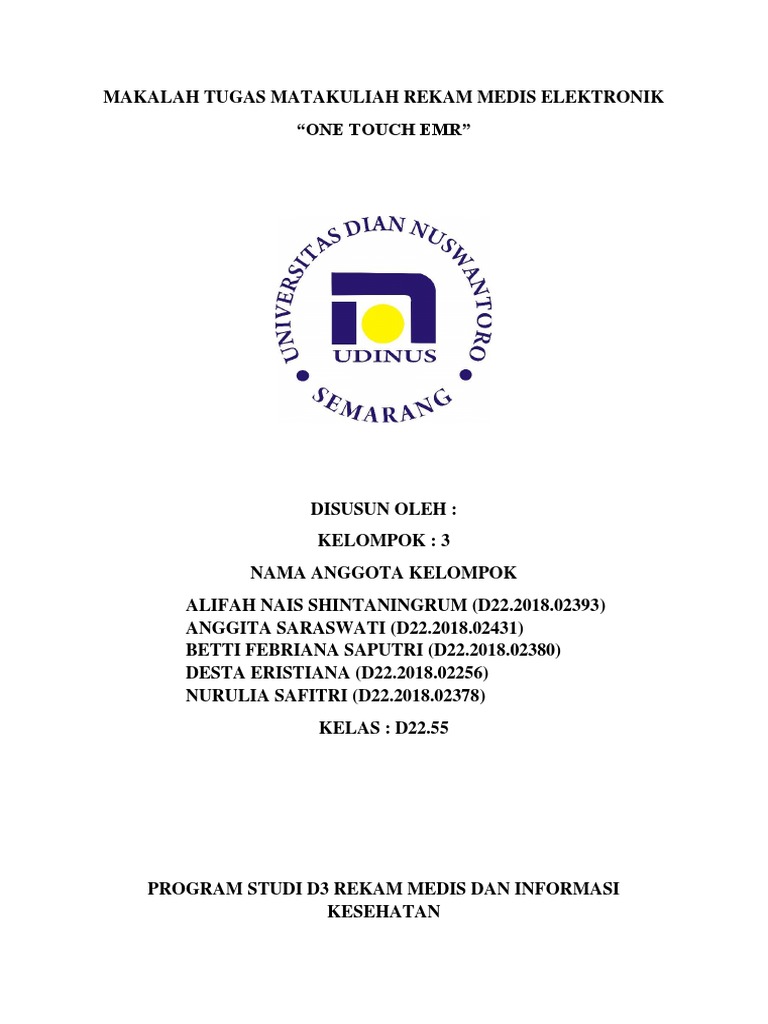 One Touch EMR untuk Mahasiswa Kesehatan | PDF | Komputer