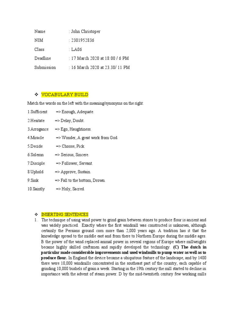 GSLC 1 John Christoper | PDF | Nature