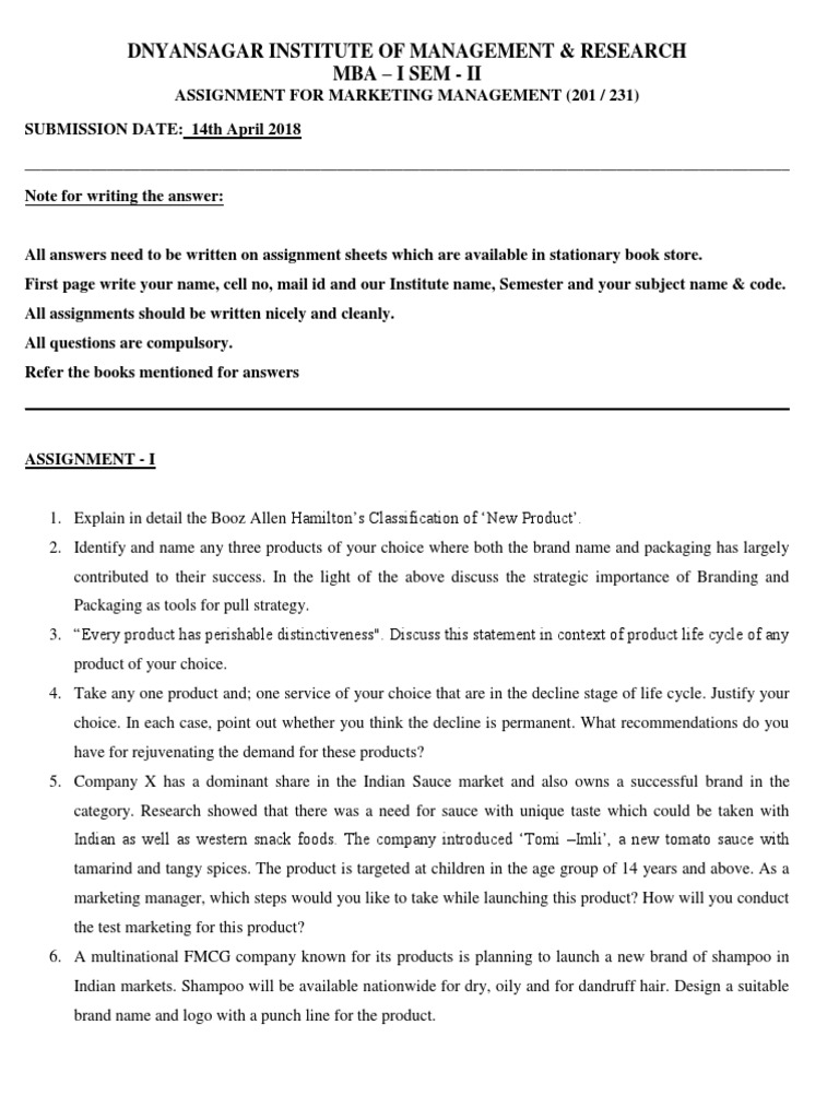 231 MM Assignment | PDF | Brand | Microeconomics