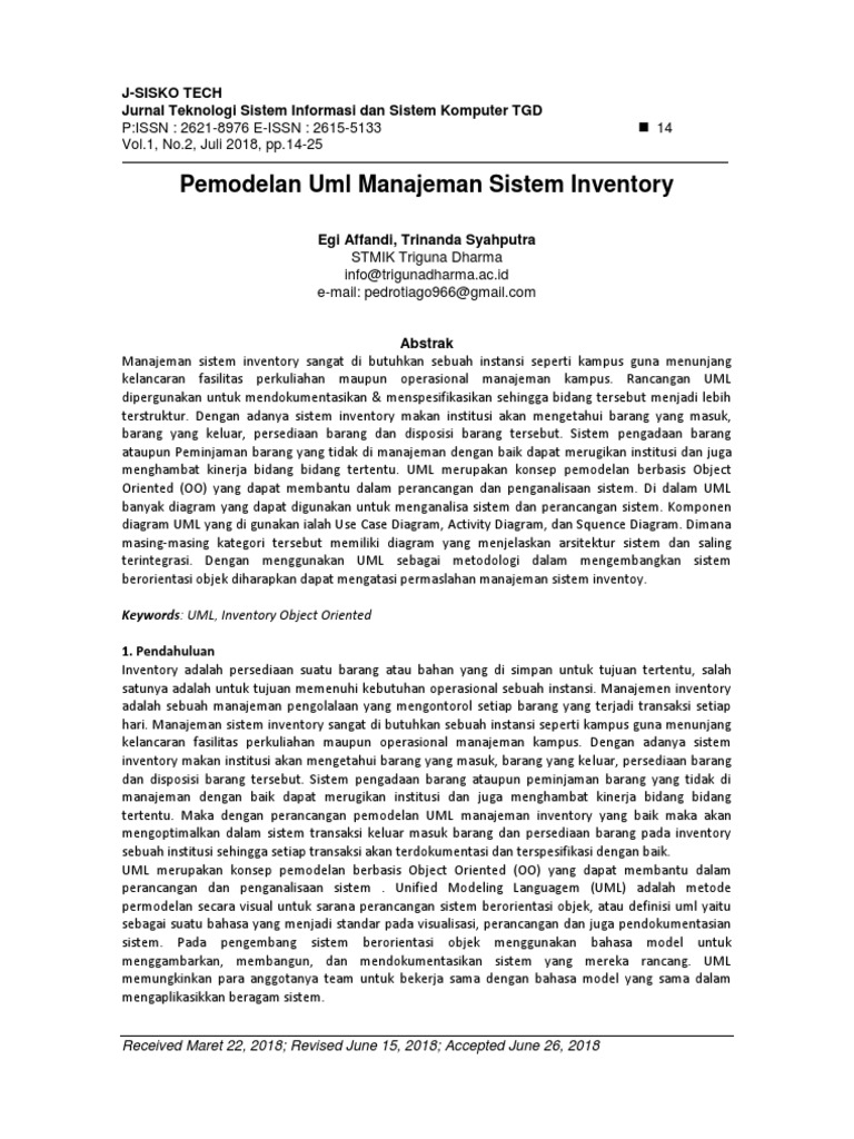 Egi Affandi Dan Trinanda Syahputra | PDF