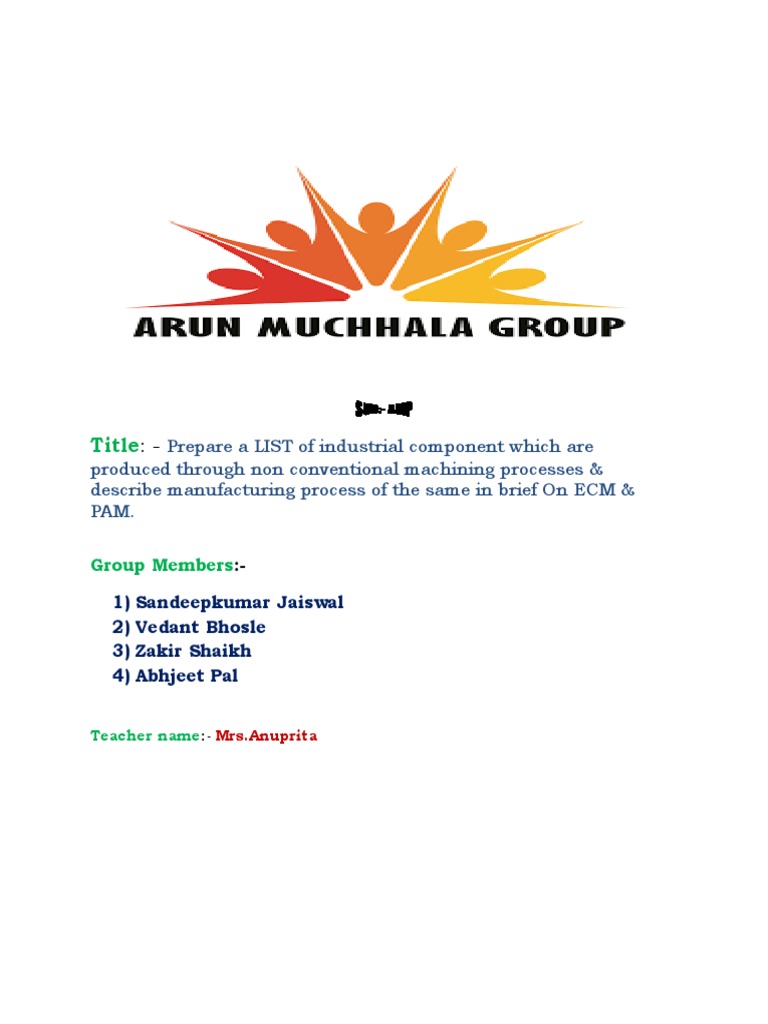 AMP Microproject Grp-12 | PDF | Electrochemistry | Plasma (Physics)
