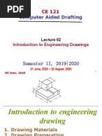 Engineering Drawing Unit 1 | PDF | Compass | Drawing