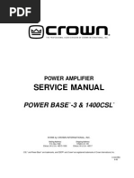 Bose 1800 - 1801 Power Amp Service Manual | PDF | Electrostatic ...