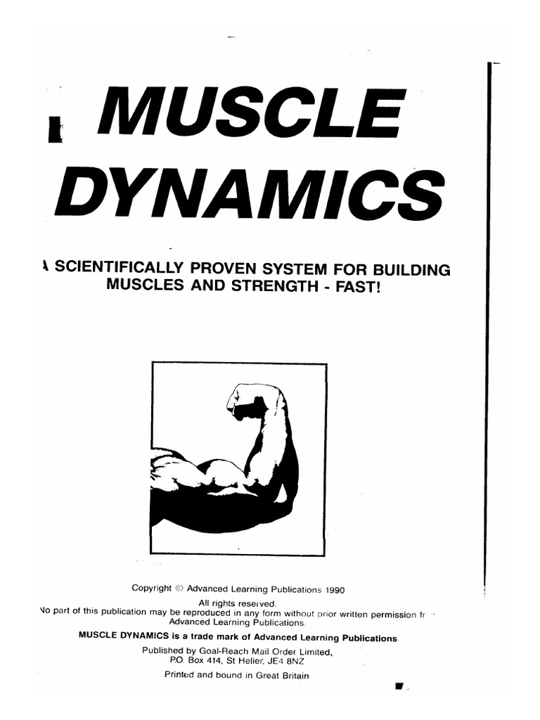 Pub Muscle Dynamics A Scientifically Proven System For | PDF