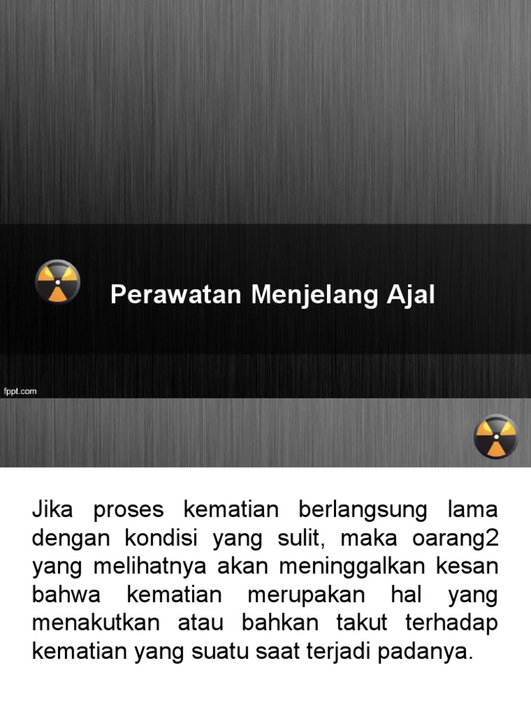 Perawatan Menjelang Ajal | PDF