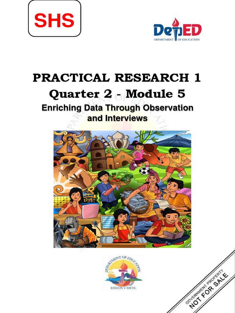 Practical Research1 - Q2 - M5 Collects Data Through Observation and Interviews | PDF | Interview ...