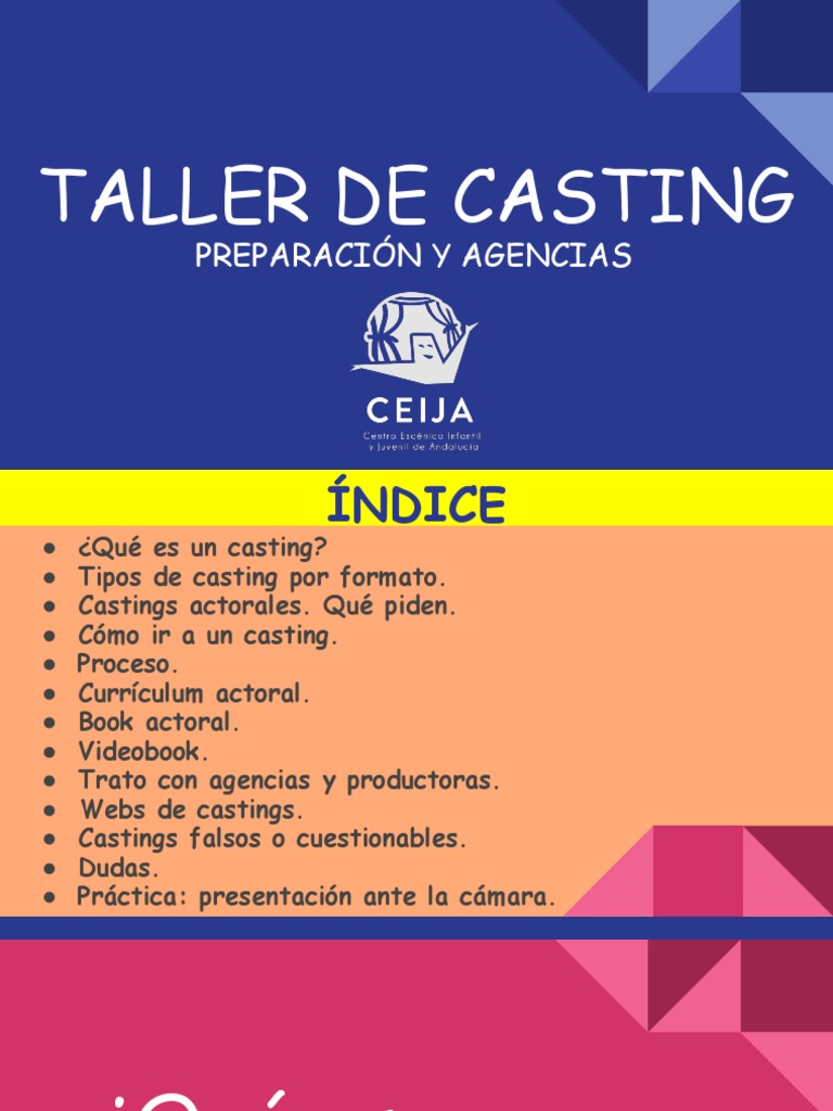 Guía Completa para Castings Actorales | PDF