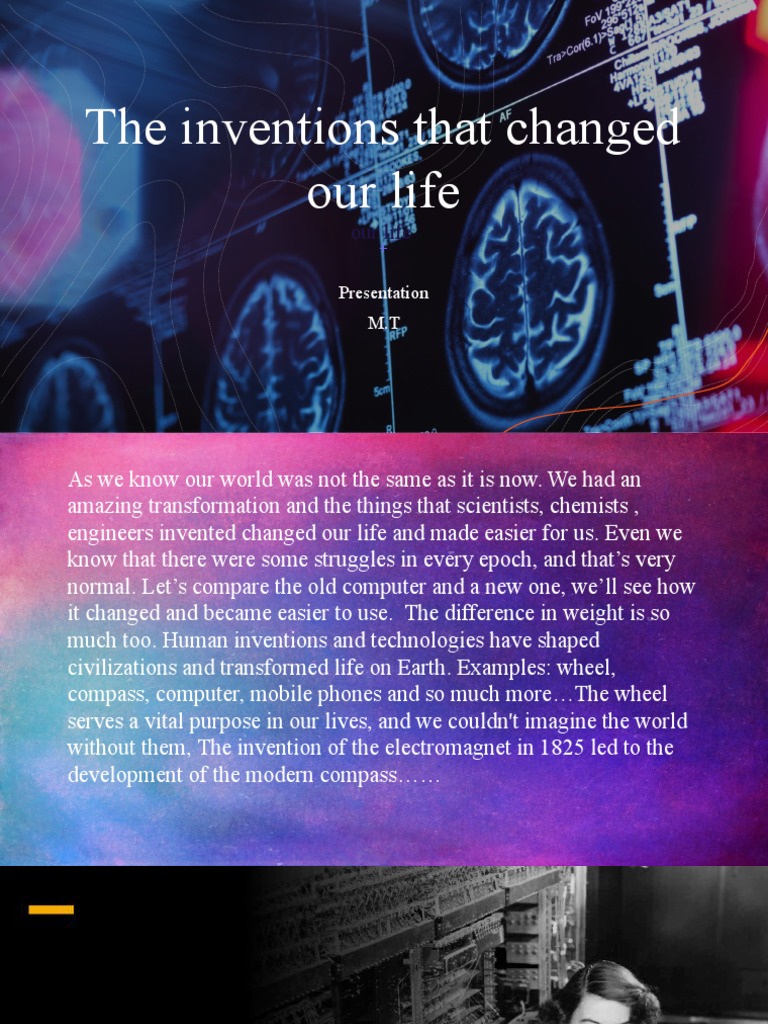 The Inventions That Changed Our Life | PDF