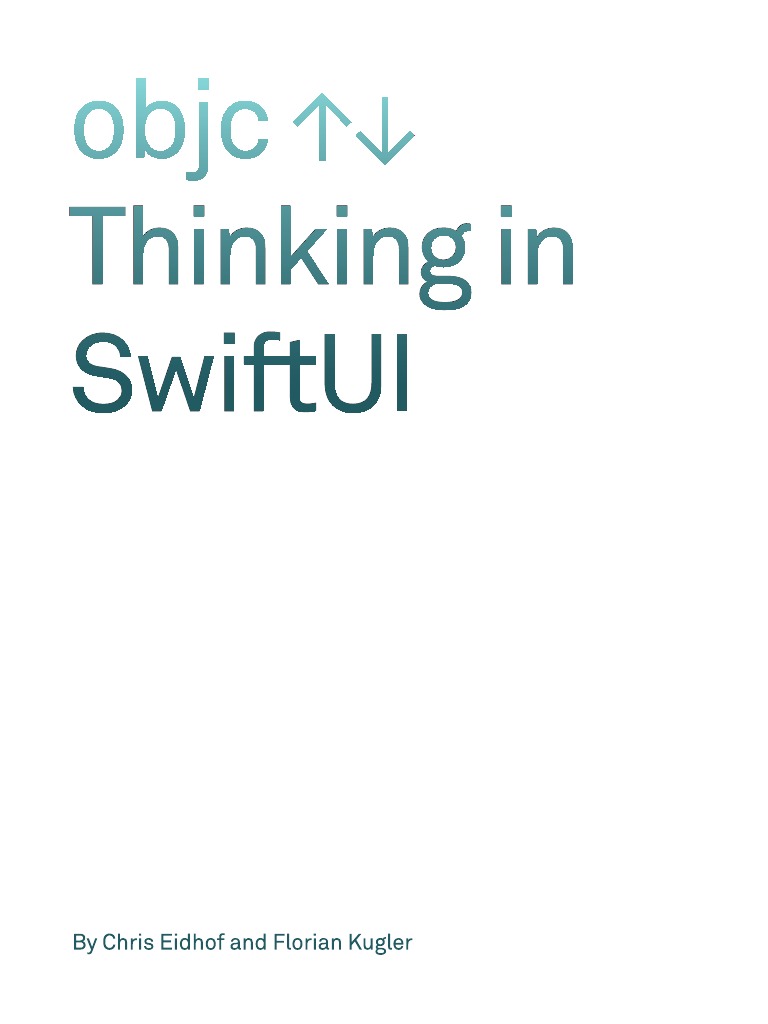Thinking In Swiftui 2020 03 17 Pdf Swift Programming Language Programming Paradigms 