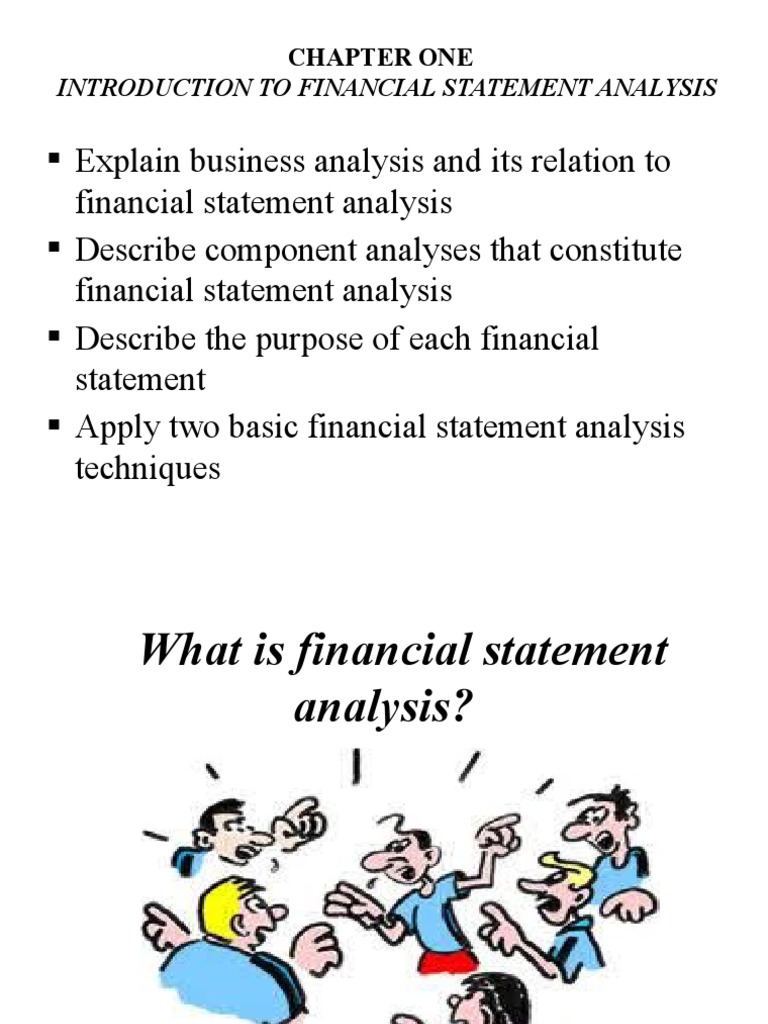 Chapter 1 - Introduction To Financial Statement Analysis - SV | Download Free PDF | Financial ...