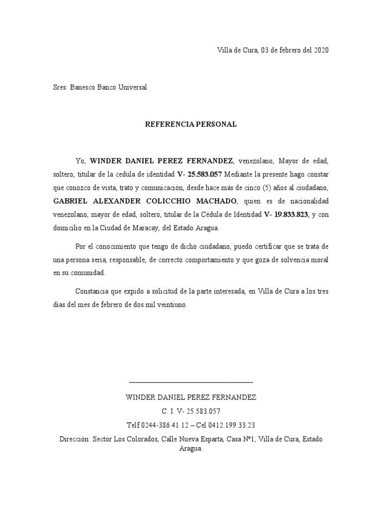 Certificación de Conocimiento Personal | PDF