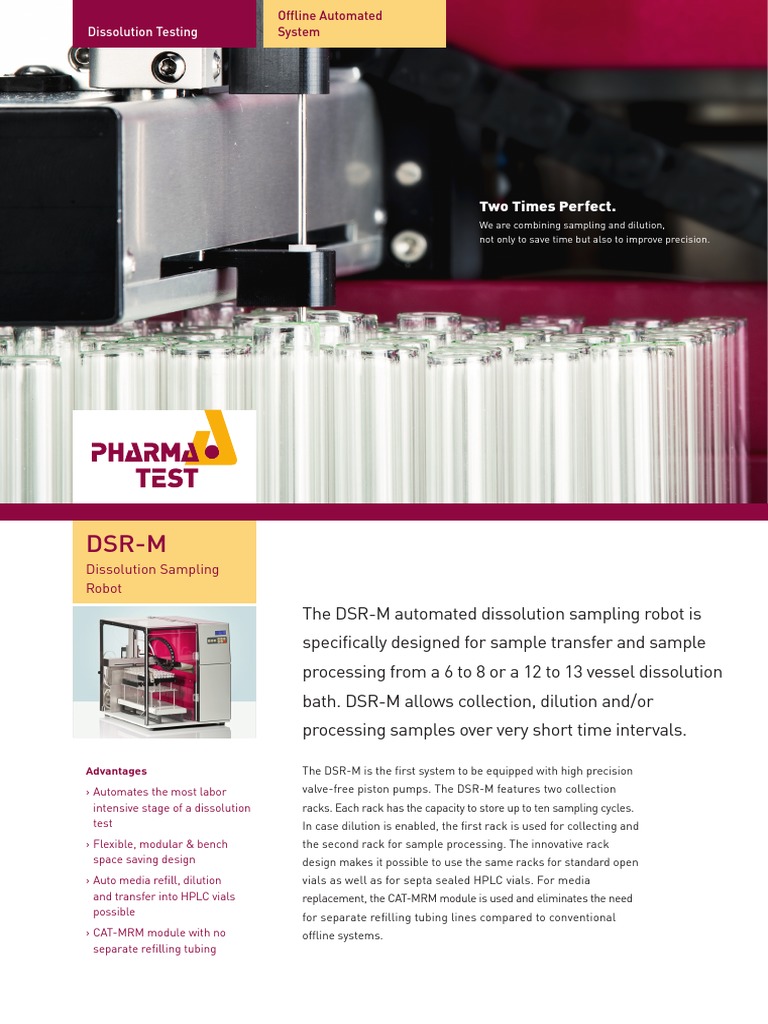 Pharma Test - DSR-M - Flyer | PDF | Computing And Information Technology
