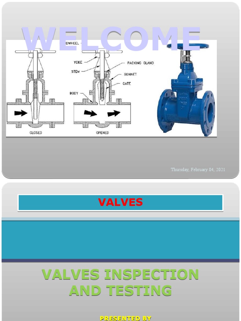 Valves and Valves Inspection & Testing | PDF | Valve | Throttle