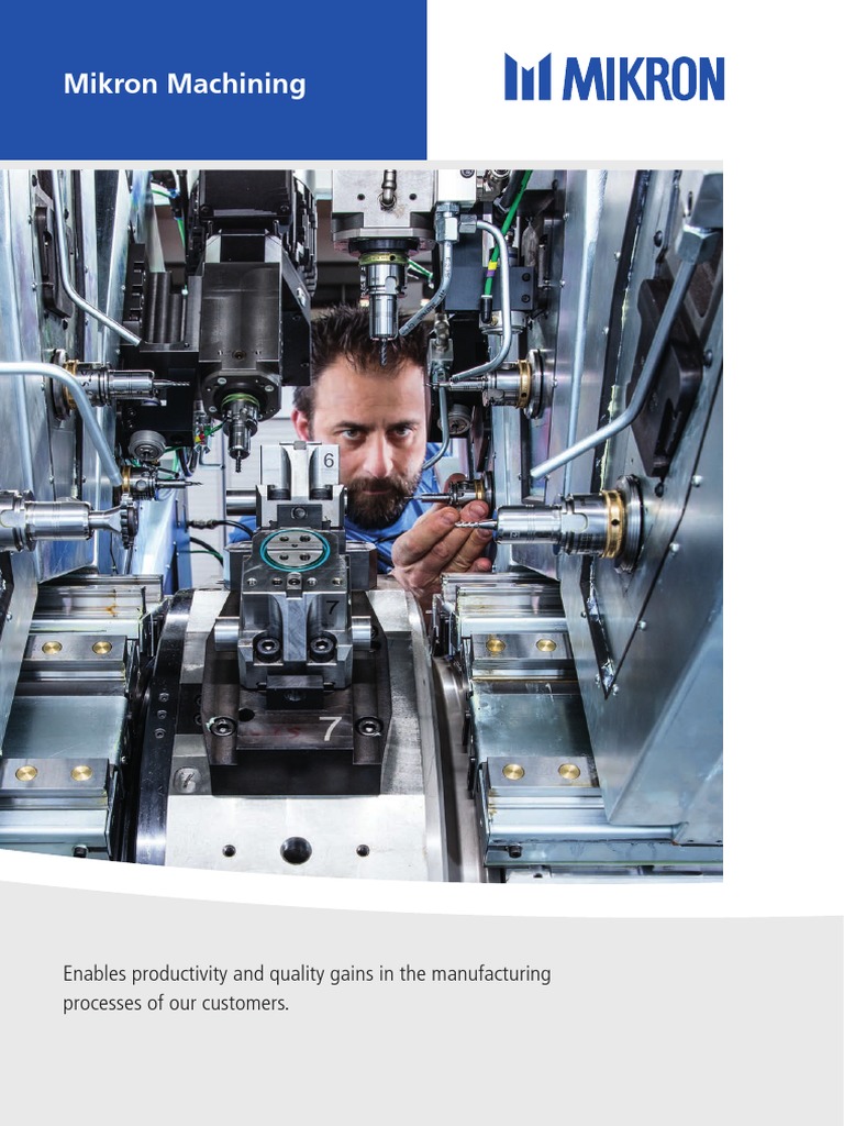 Mikron Machining ENG Web | PDF | Machining | Numerical Control