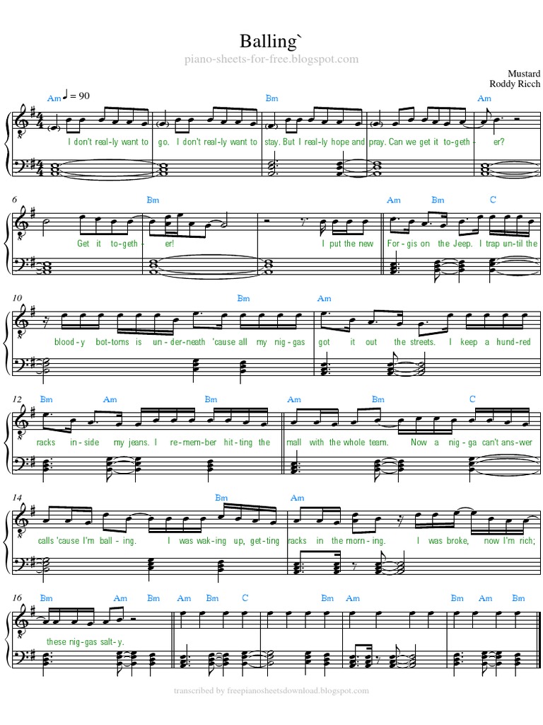 Mustard & Roddy Ricch-Ballin | PDF