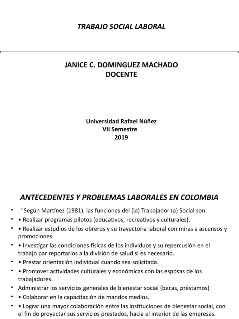 Enfoques Trabajo Social Laboral | PDF | Trabajo Social | Bienestar