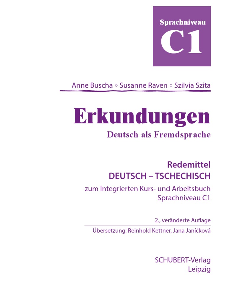 Erkund c1 Redemittel Tschech | PDF