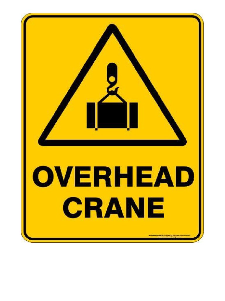 Crane Lifting Signage | PDF