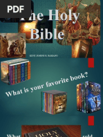 A Breakdown of The Books of The Bible | PDF | Old Testament | Bible