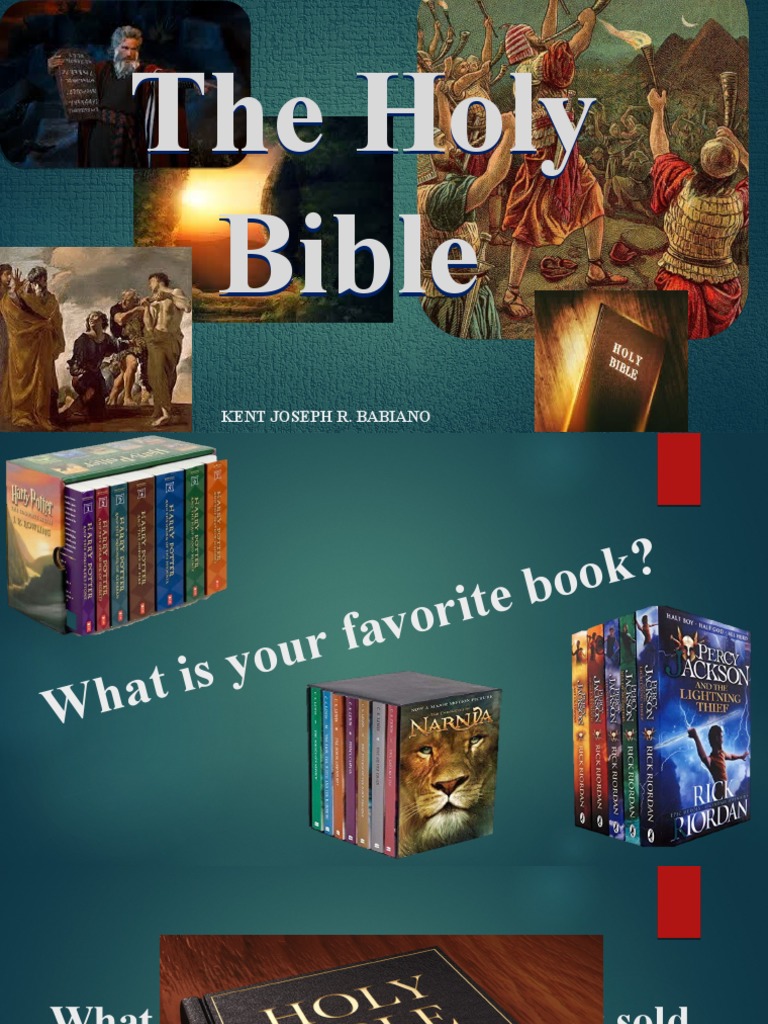 The Structure and Content of the Holy Bible: An Overview of the Books ...