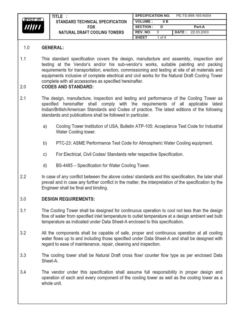 NDCT Specs | PDF | Specification (Technical Standard) | Magnesium