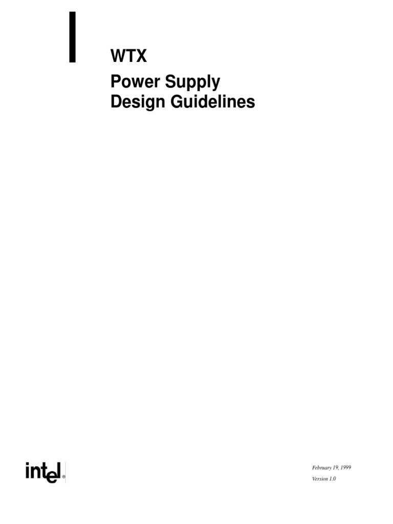 WTX Power Supply DG 10 | Download Free PDF | Power Supply | Electrostatic Discharge