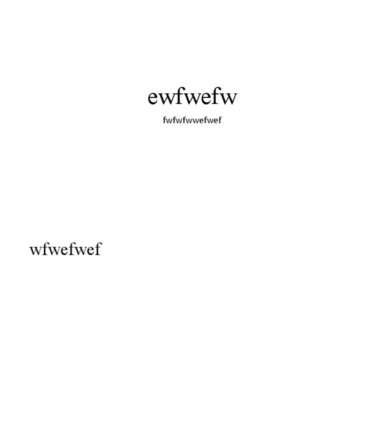 Ewfwefw | PDF