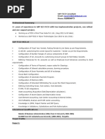 Resume For F A Under R2R, O2C and GL Domains - Immediate Joiner | PDF ...