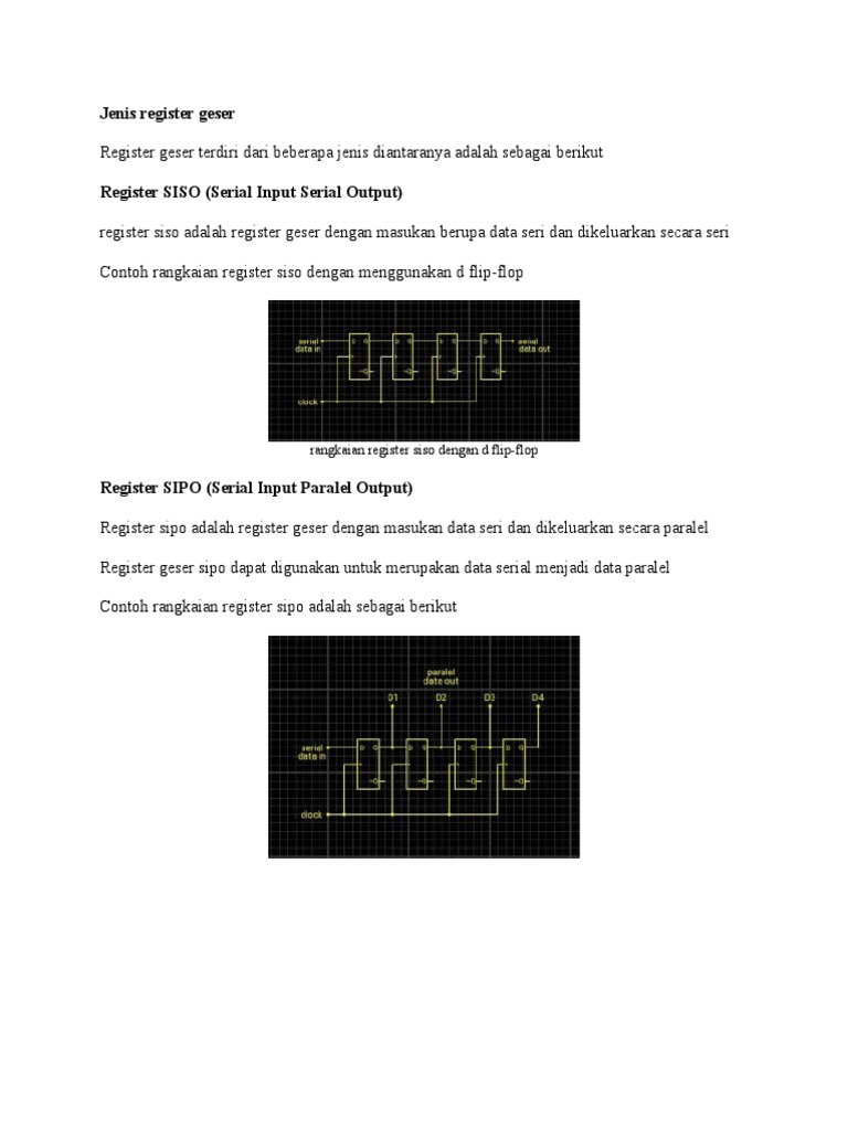 Jenis Register Geser | PDF