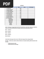 Kumpulan Soal Latihan Praktik Exel | PDF