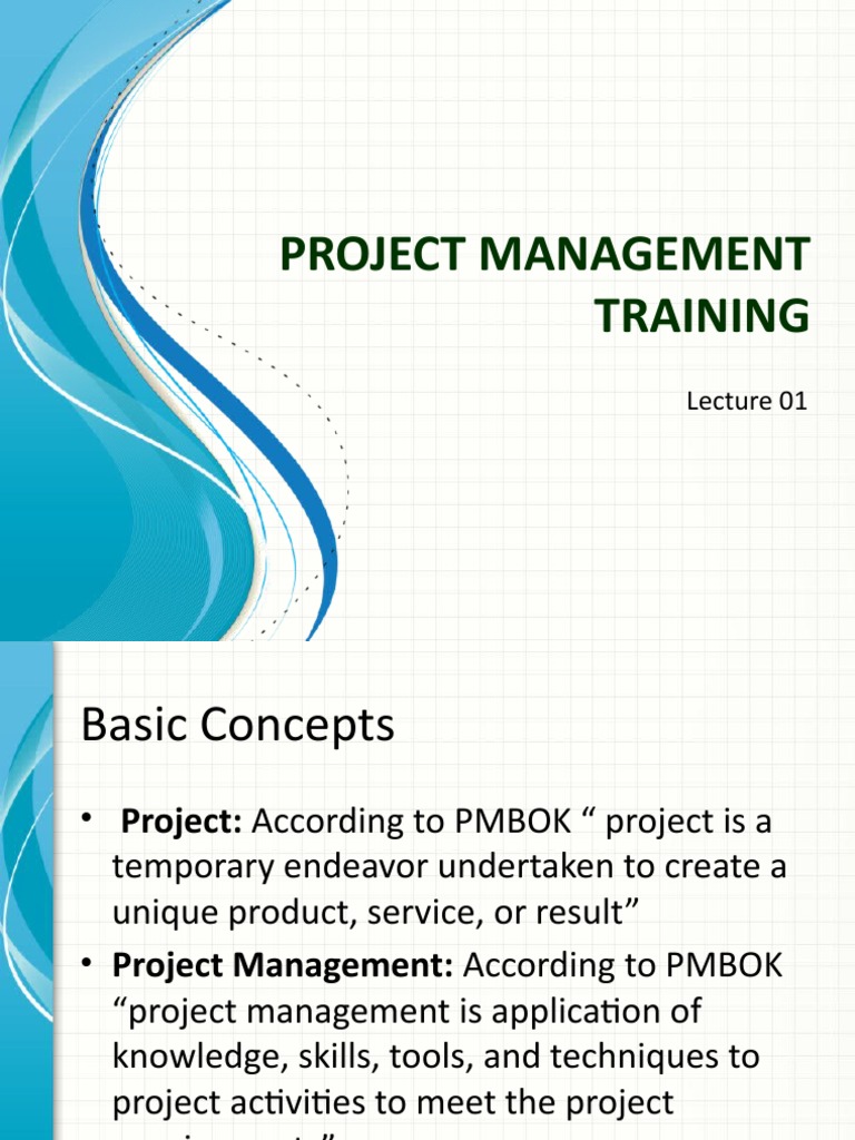 Project Management Training | PDF | Project Management | Communication