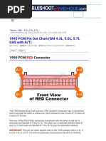 E38 ECM Connector Pinouts | PDF | Electrical Connector | Fuel Injection