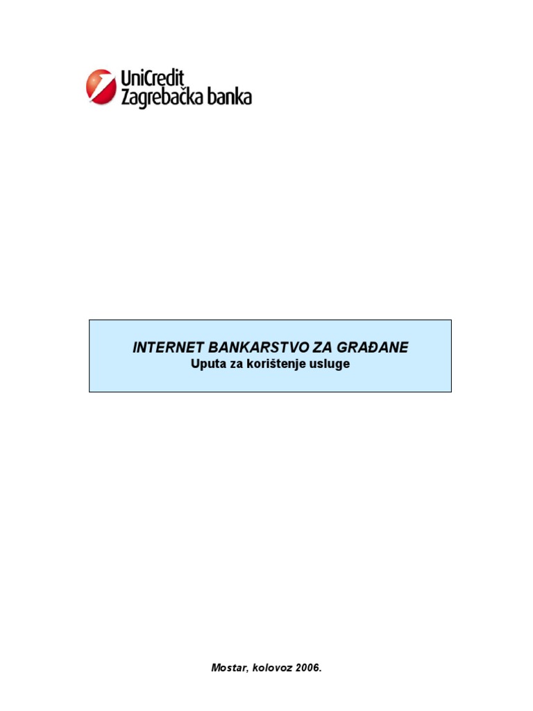 Internet Bankarstvo | PDF