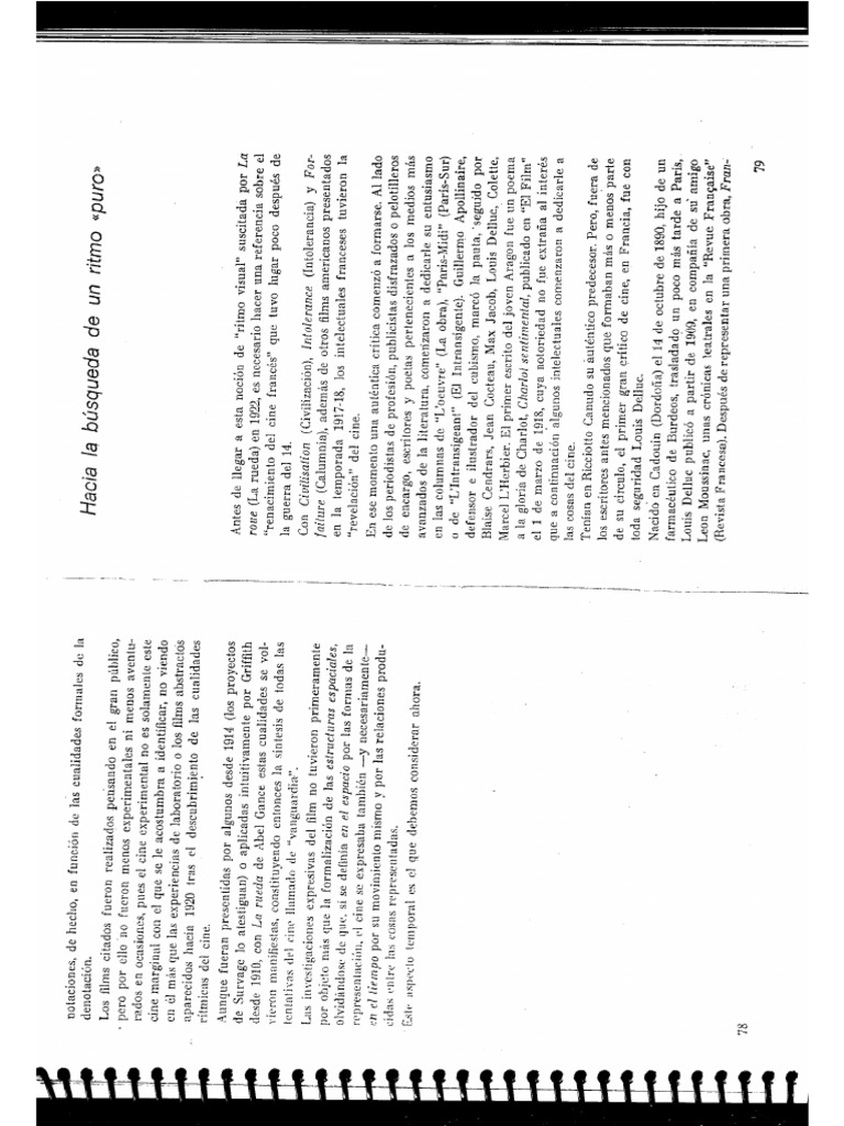 Jean Mitry - Hacia La Búsqueda de Un Ritmo Puro - Historia Del Cine ...
