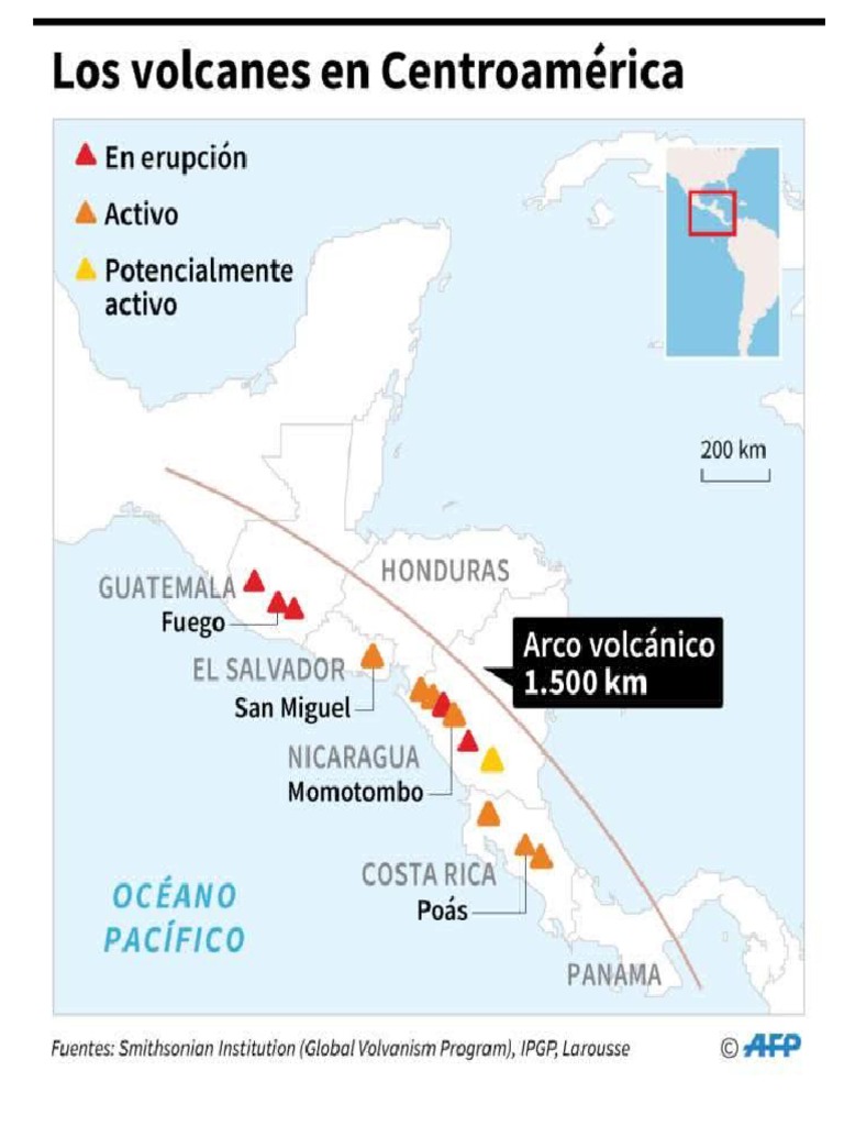 Volcanes de Centroamérica: Guía Completa | PDF