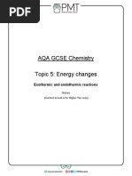 Reaction Profiles - Exothermic and Endothermic Reactions - AQA - GCSE ...
