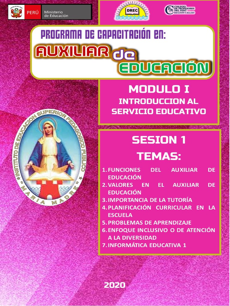 Modulo 1 - S 1,2.3docx | PDF | Educación de la primera infancia | Maestros