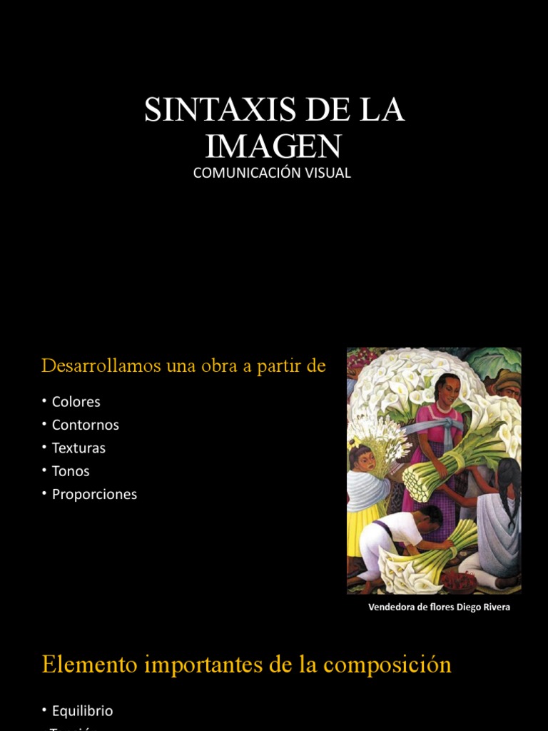 Sintaxis de La Imagen | PDF | Composición (artes visuales) | Pinturas